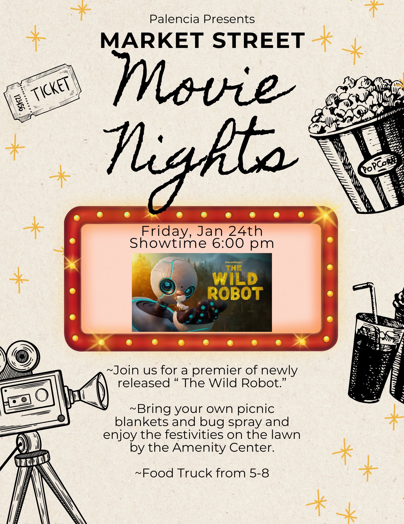 Movie & Food Truck Night - Palencia Online