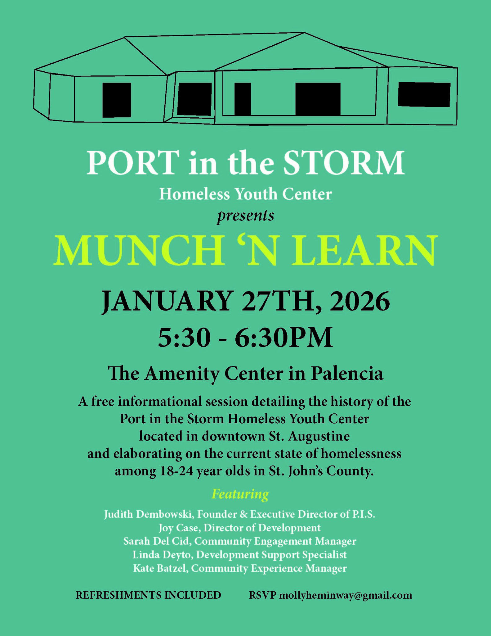 Port in the Storm- Munch 'n Learn - Palencia Online